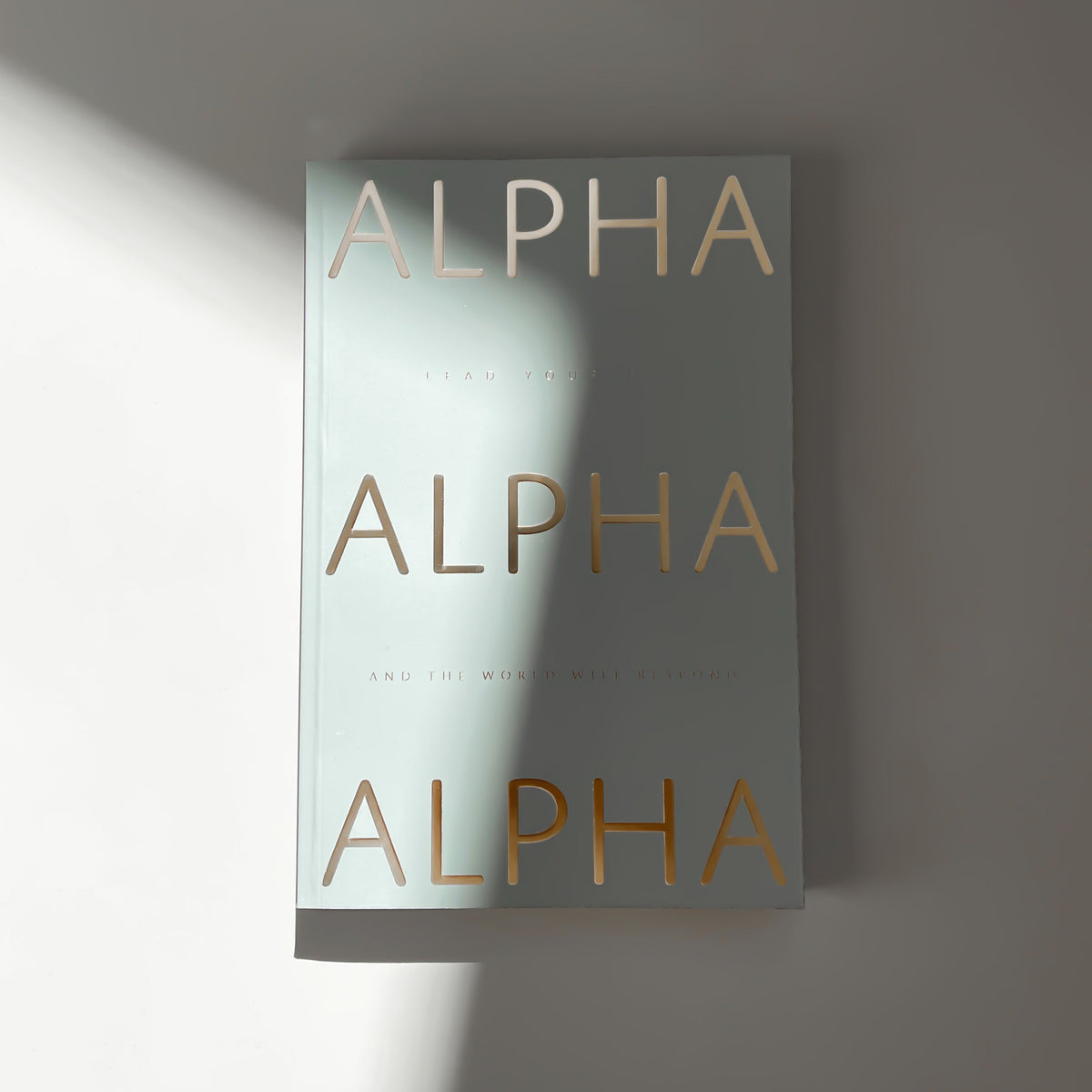 ALPHA NOTEBOOK - Gold on Sage – alphafemmeofficial